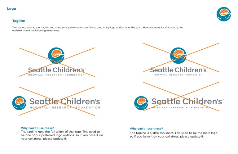 Seattle Children’s Brand Guidelines – Suzanne Gerber