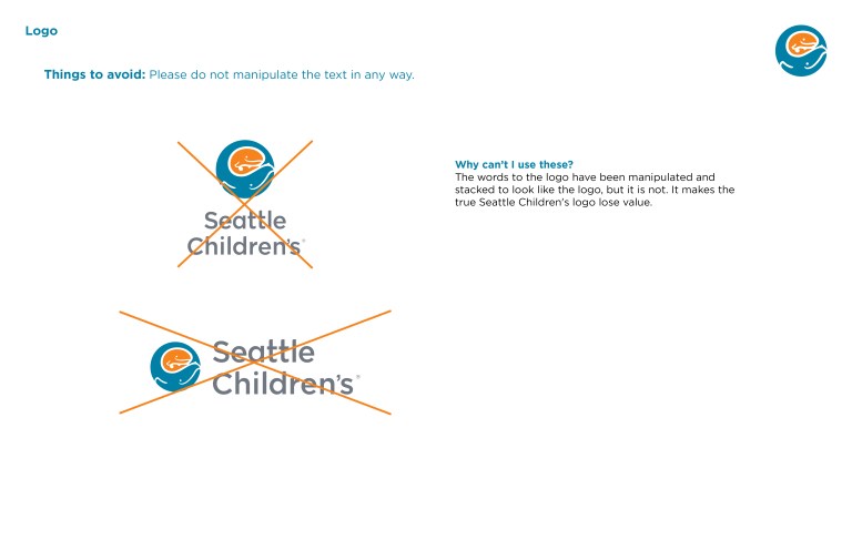 Seattle Children’s Brand Guidelines – Suzanne Gerber