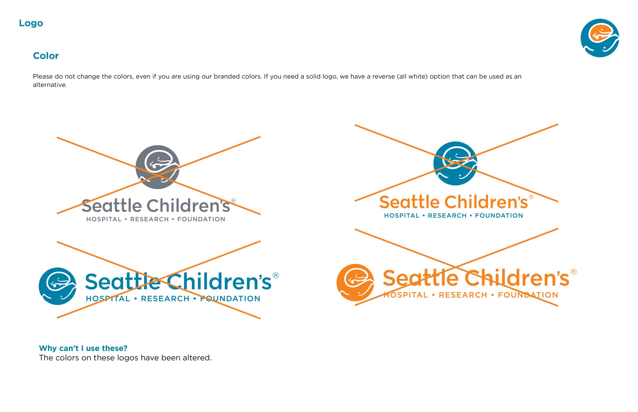 Seattle Children’s Brand Guidelines – Suzanne Gerber